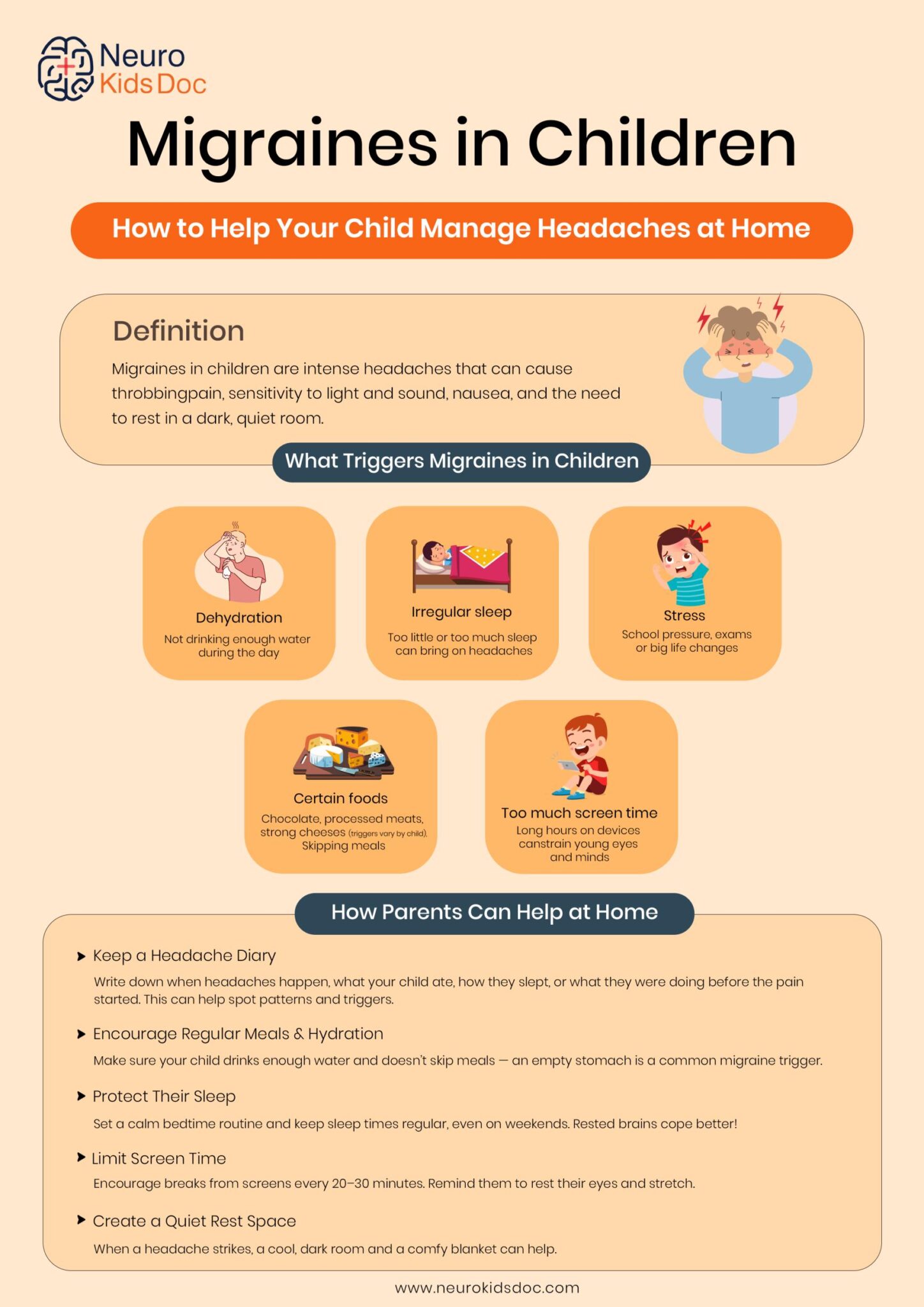 How to Help Your Child Manage Migraine at Home